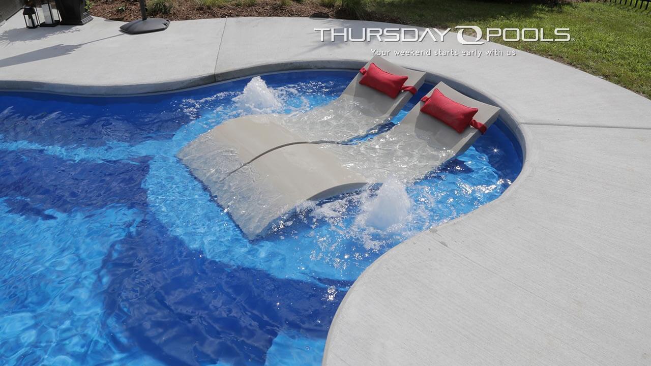 Tanning Ledges For Your Thursday Pools Fiberglass Pool