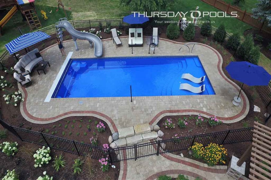 Awesome Small Fiberglass Pool Designs from Thursday Pools