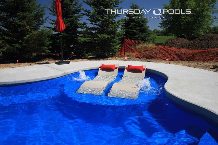 Perfect Tanning Ledge Furniture For Your Pool | Thursday Pools